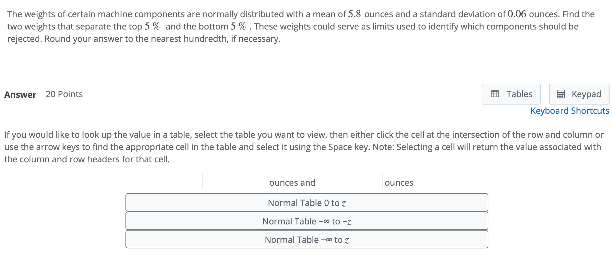Solved The weights of certain machine components are | Chegg.com