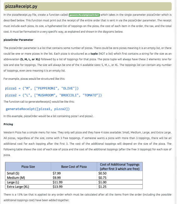 Solved Need help with the order.py file. Having trouble with | Chegg.com