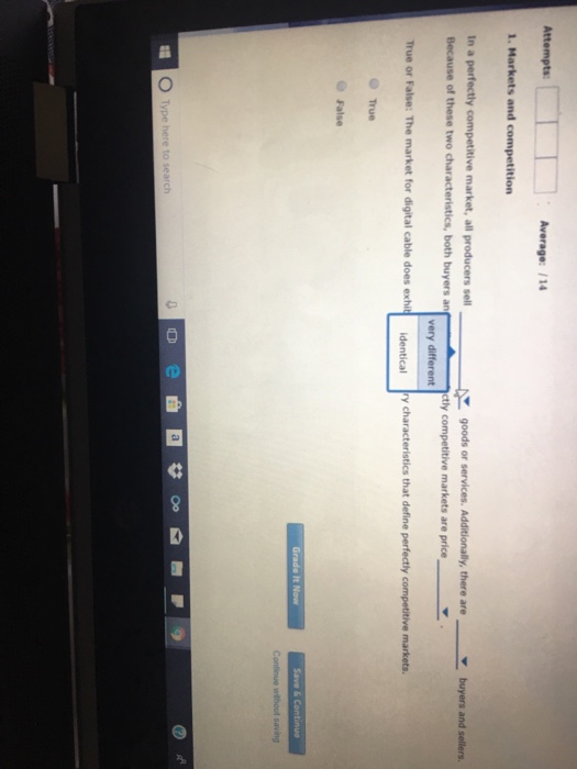Solved Attempts Average: 14 1. Markets and competition | Chegg.com Solved Attempts Average: 14 1. Markets and competition | Chegg.com