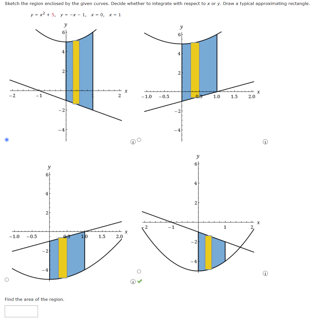 Solved Sketch the region enclosed by the given curves. | Chegg.com
