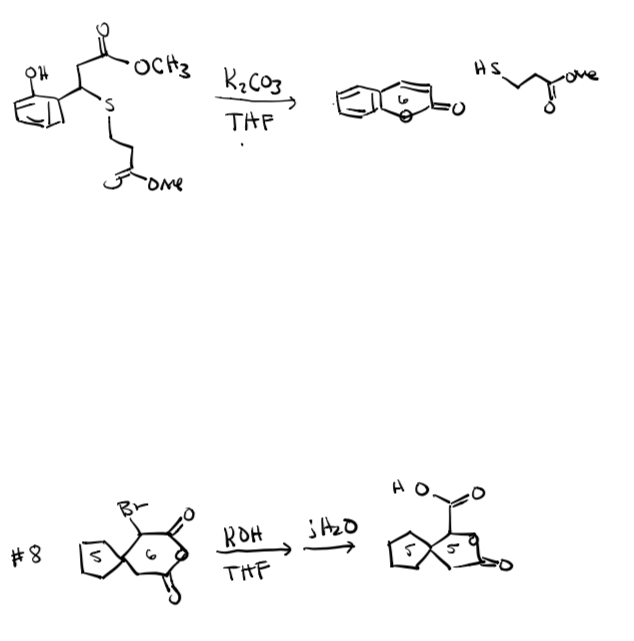 Solved K.CO3 THF Home Hoo " అత ROH త ం SH2O *8 THF | Chegg.com