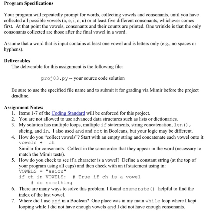 Solved Program Specifications Your program will repeatedly | Chegg.com