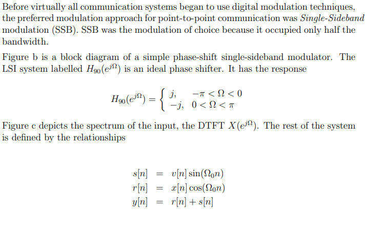 Solved Before virtually all communication systems began to | Chegg.com