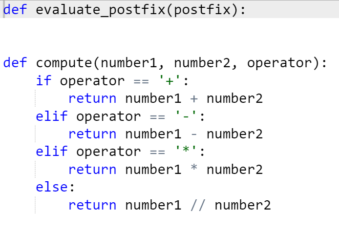 Solved Write a function called evaluate_postfix(postfix) | Chegg.com Solved Write a function called evaluate_postfix(postfix) | Chegg.com