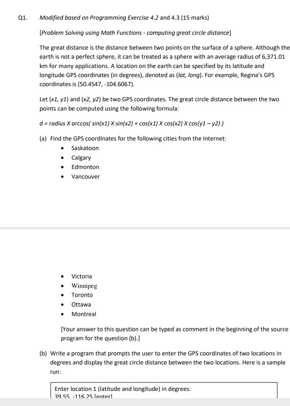 Solved Q1. Modified based on Programming Exercise 4.2 and | Chegg.com