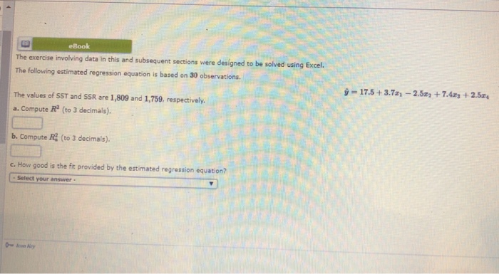 Solved eBook The exercise involving data in this and | Chegg.com Solved eBook The exercise involving data in this and | Chegg.com