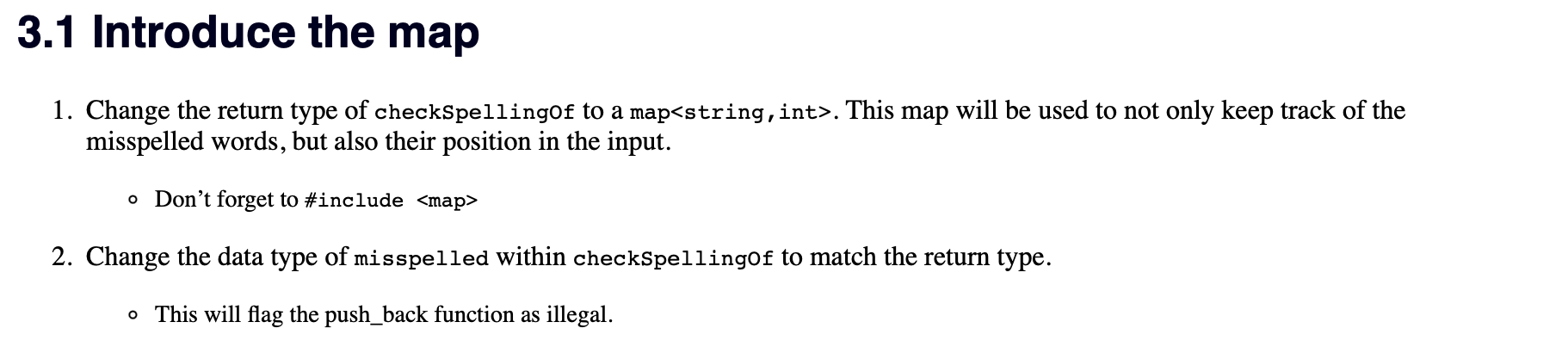 Solved just have to follow the steps and update cpp | Chegg.com