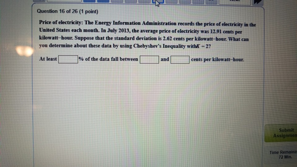 Solved Question 13 of 26 (1 point) View problem in a pop-up | Chegg.com