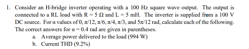 Solved MAKE SURE IT WORKS FOR THE .4 CASE, SHOW THE | Chegg.com