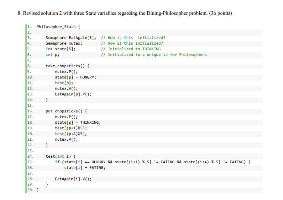 Solved 8. Revised solution 2 with three State variables | Chegg.com