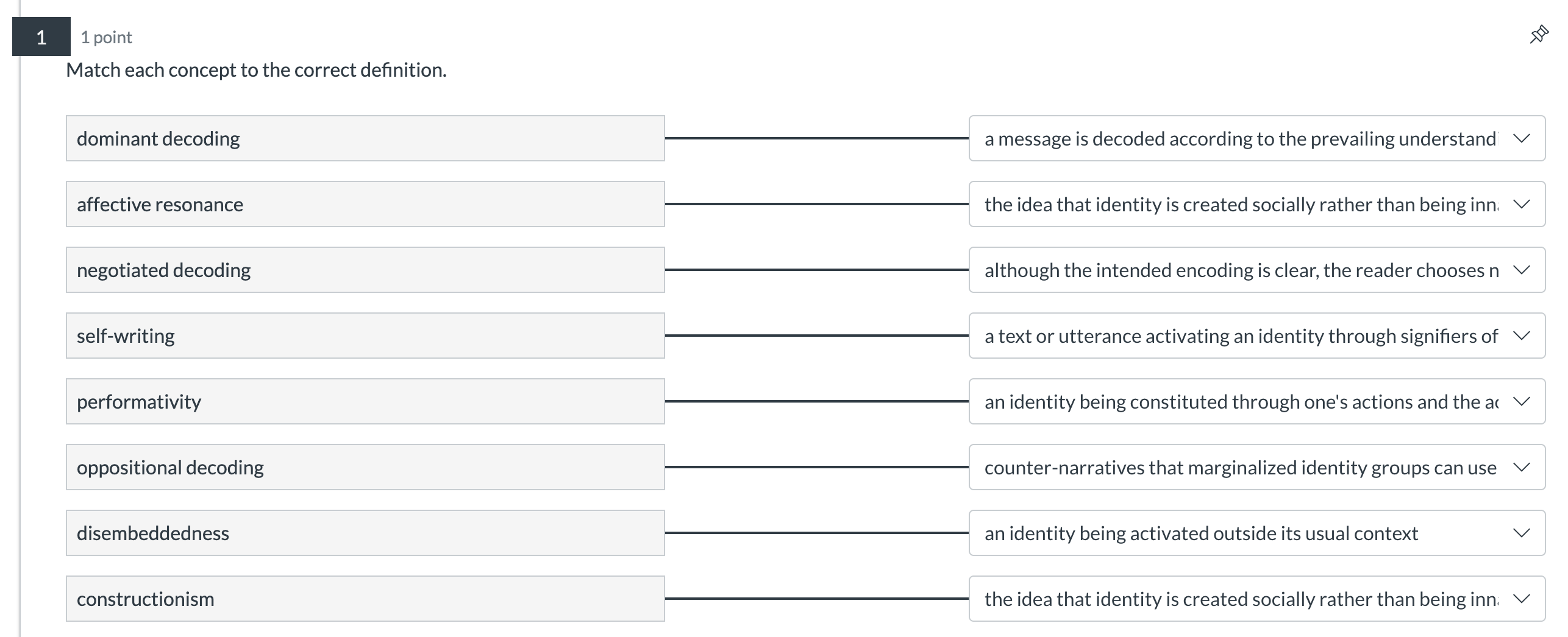 Solved Match each concept to the correct definition.dominant | Chegg.com