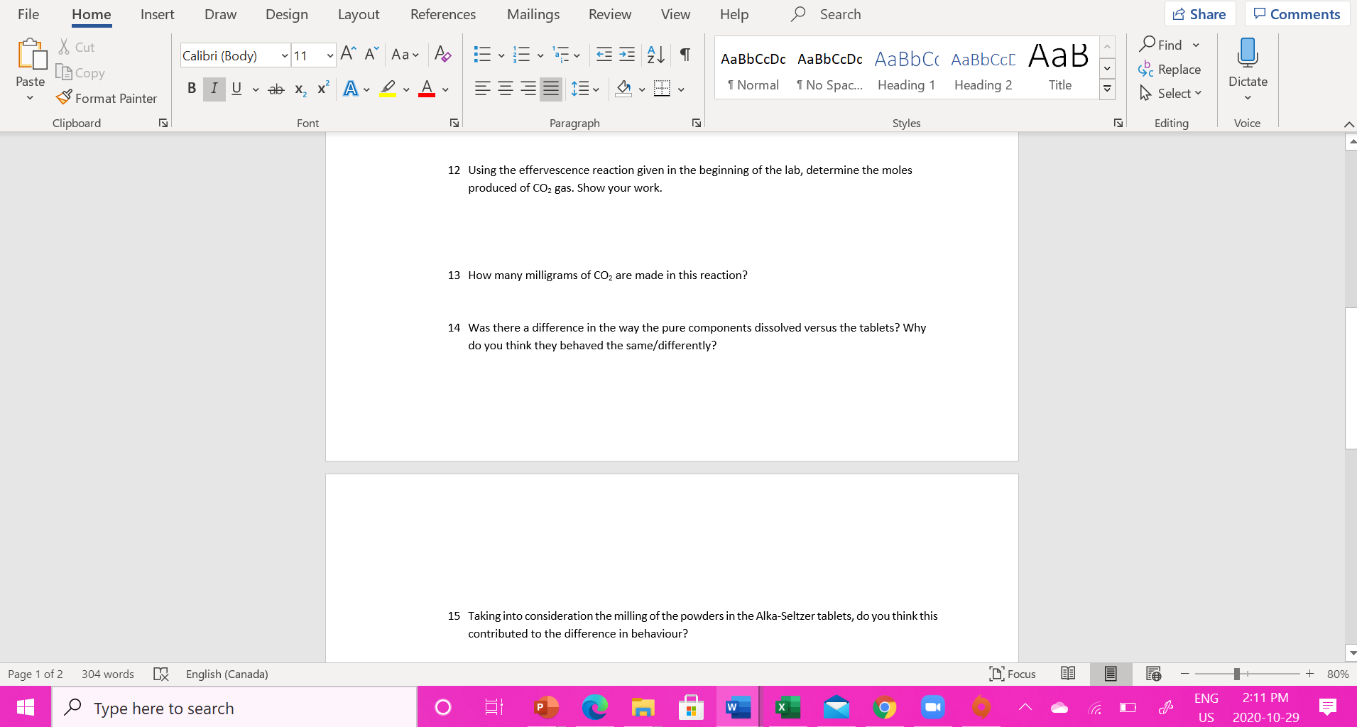 Solved File Home Insert Draw Design Layout References | Chegg.com