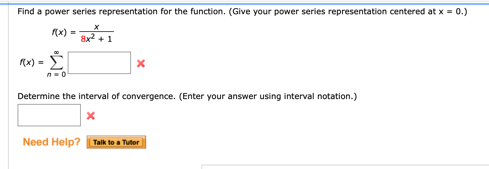 Solved Find a power series representation for the function. | Chegg.com