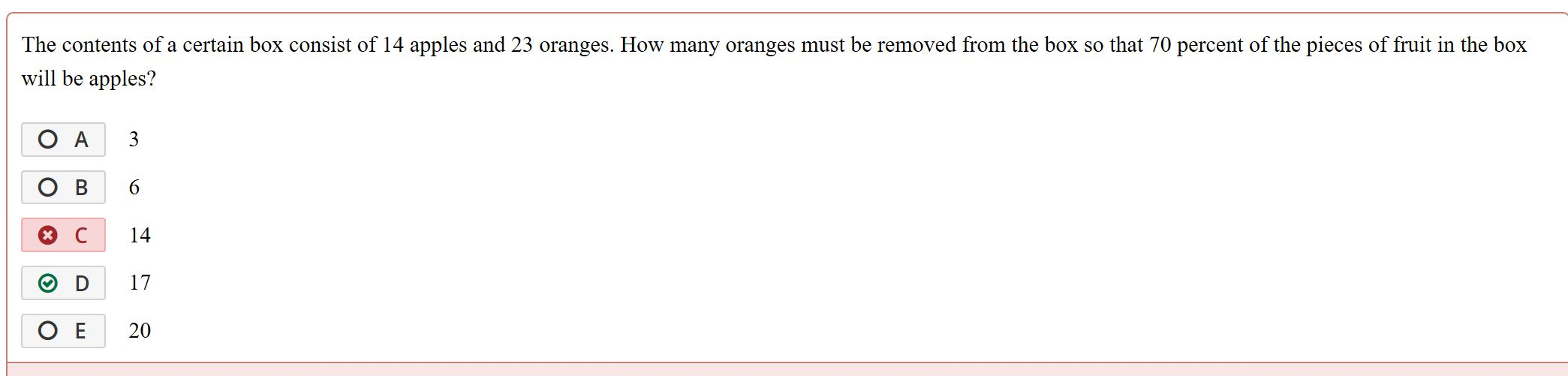 Solved The contents of a certain box consist of 14 apples | Chegg.com