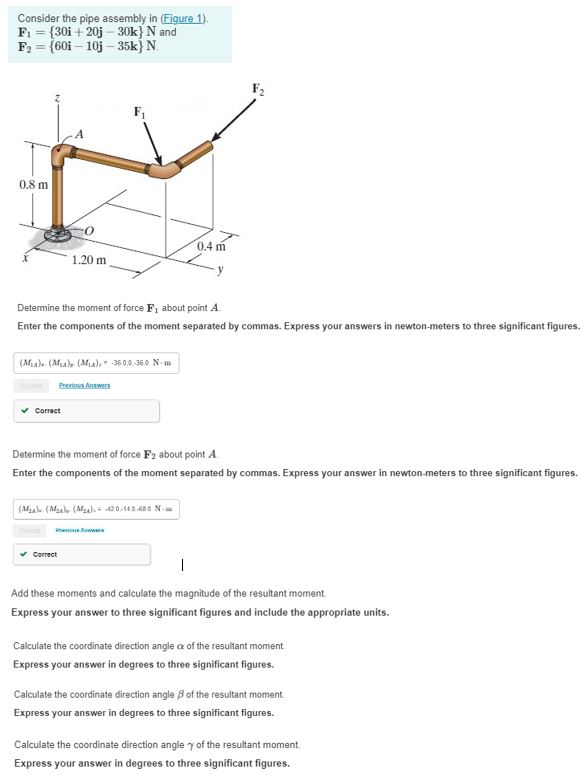 Solved Consider the pipe assembly in (Figure | Chegg.com
