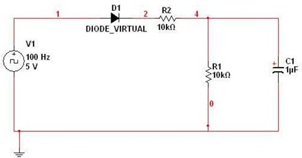 Solved Perform a transient analysis on Multisim. Observe | Chegg.com
