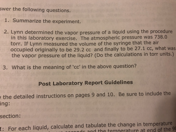 Solved swer the following questions. 1. Summarize the | Chegg.com