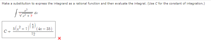 Solved Make a substitution to express the integrand as a | Chegg.com