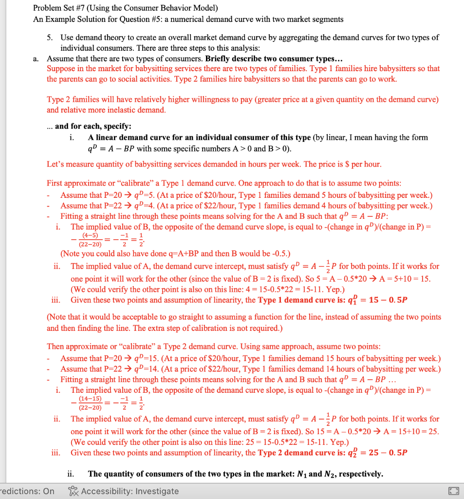 Problem Set #7 (Using the Consumer Behavior Model) An | Chegg.com