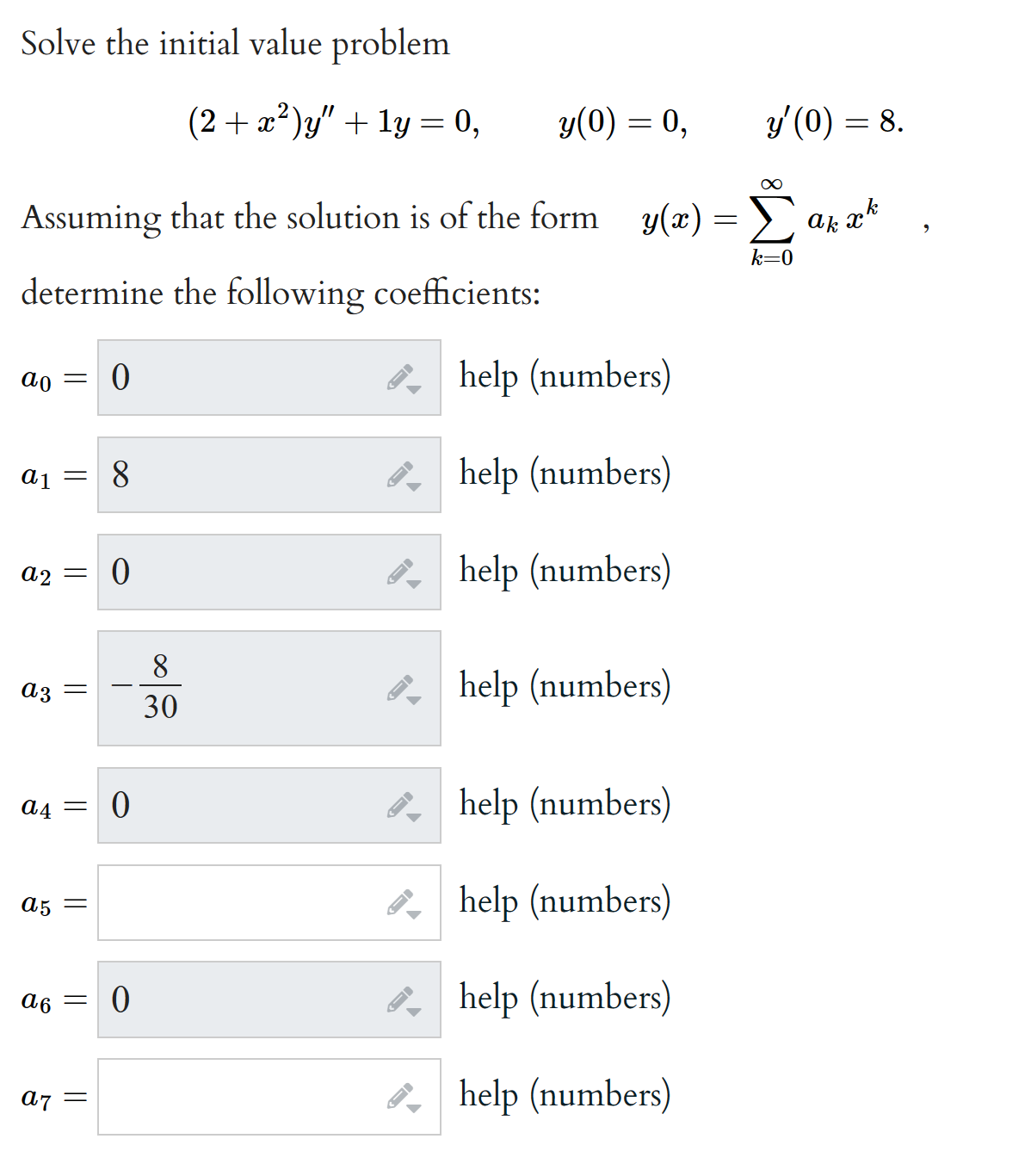 Solved Solve the initial value problem | Chegg.com