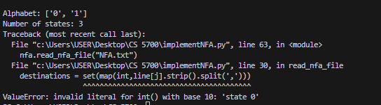 Solved Python: Build an NFA for language 0*(001*)* with | Chegg.com
