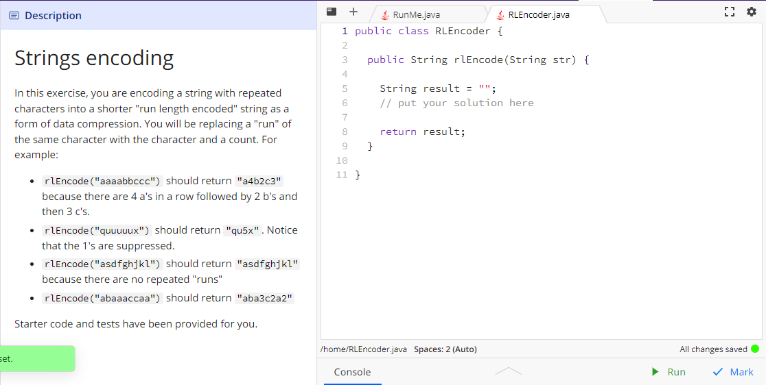 Solved RunMe.Java /** * You can put anything you want here. | Chegg.com