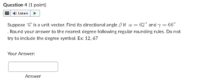 Solved Suppose u is a unit vector. Find its directional | Chegg.com