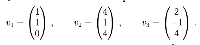 Solved (1) Let v1 , v2 and v3 be the vectors of R^3 given by | Chegg.com
