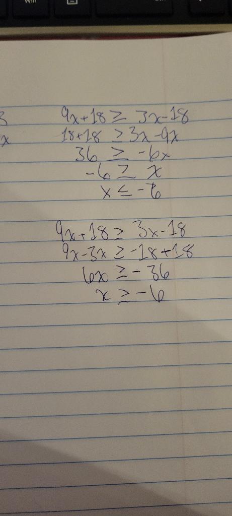 Solved The question is to solve for 9x+11 greater than or | Chegg.com