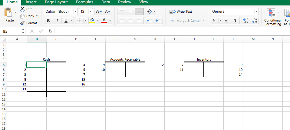 Solved In Excel, I'm doing an accounting project and was | Chegg.com