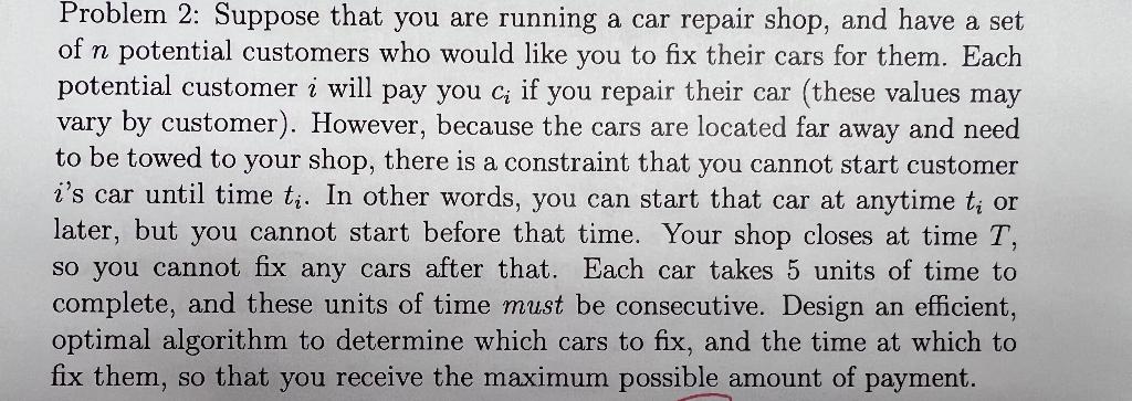 Solved a Problem 2: Suppose that you are running a car | Chegg.com