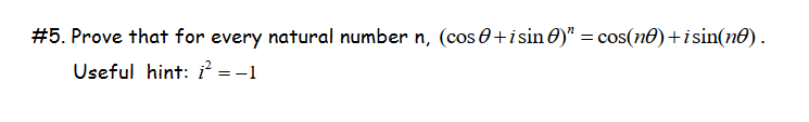 Solved \#5. Prove that for every natural number | Chegg.com