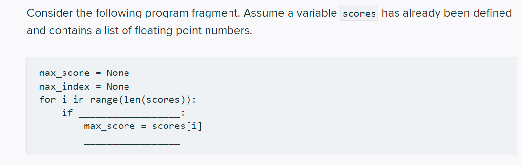Solved Consider the following program fragment. Assume a | Chegg.com
