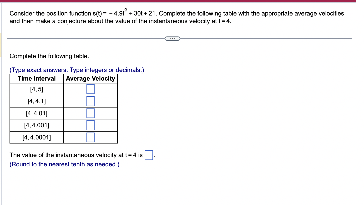 [solved] 10 Consider The Position Function S T 4 9t2 30t 2