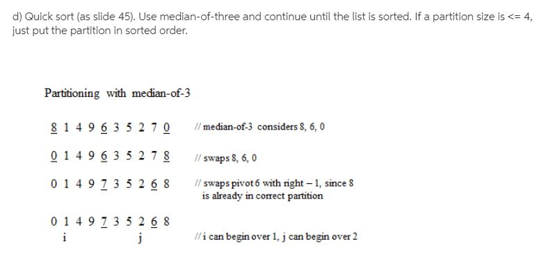 Solved ONLY DO PART D) From the slides (DO NOT USE THE | Chegg.com