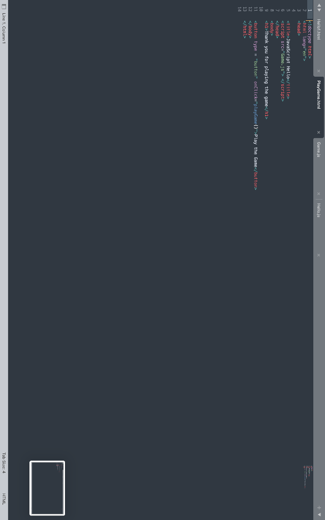 Solved PlayGame_html Donnlogds/Practice-20221129iHello.js | Chegg.com