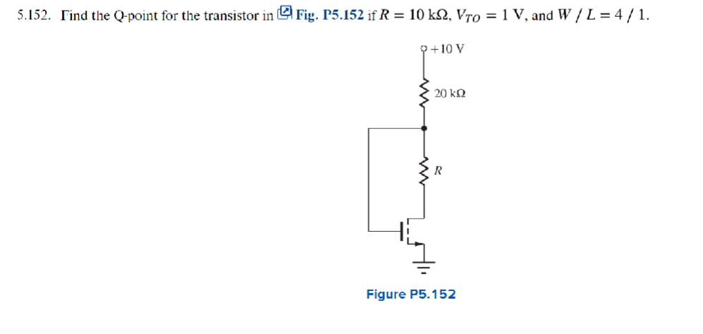 Solved Table 5 9 Mos Transistor Parameters Nmos Device Pmos