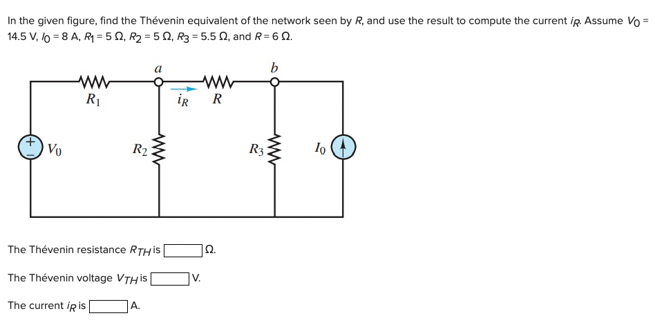Solved In the given figure, find the Thévenin equivalent of | Chegg.com