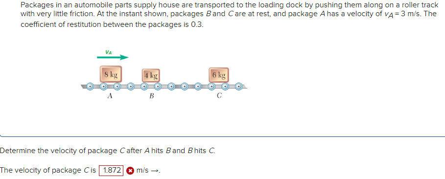 Solved Packages in an automobile parts supply house are | Chegg.com