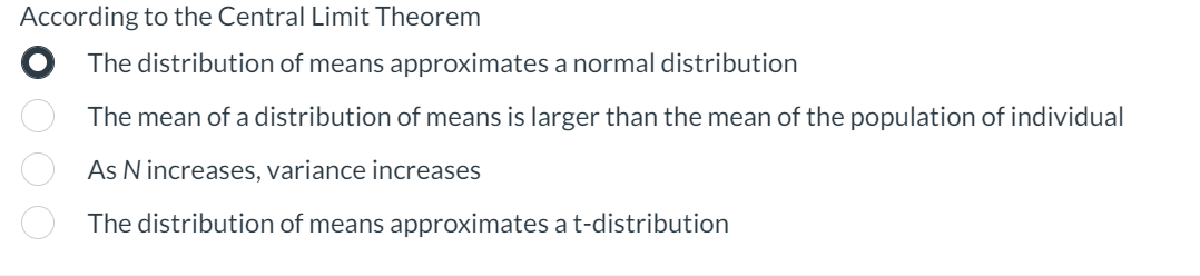 Solved According to the Central Limit TheoremThe | Chegg.com