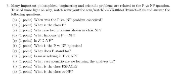 Solved 3. Many important philosophical, engineering and | Chegg.com