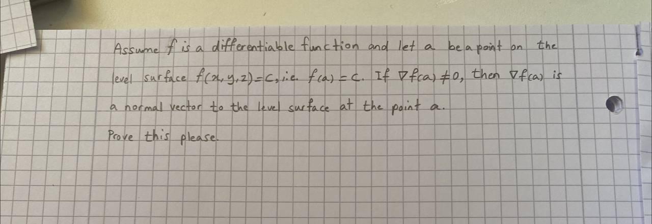 Solved Assume f is a differentiable function and let a be a | Chegg.com