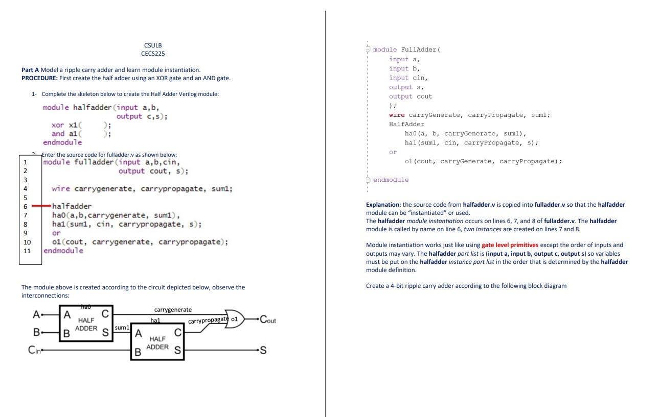 Solved Then create an 8-bit ripple subtracter according to | Chegg.com