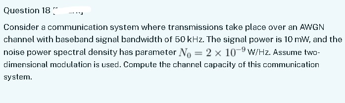 Solved Consider a communication system where transmissions | Chegg.com