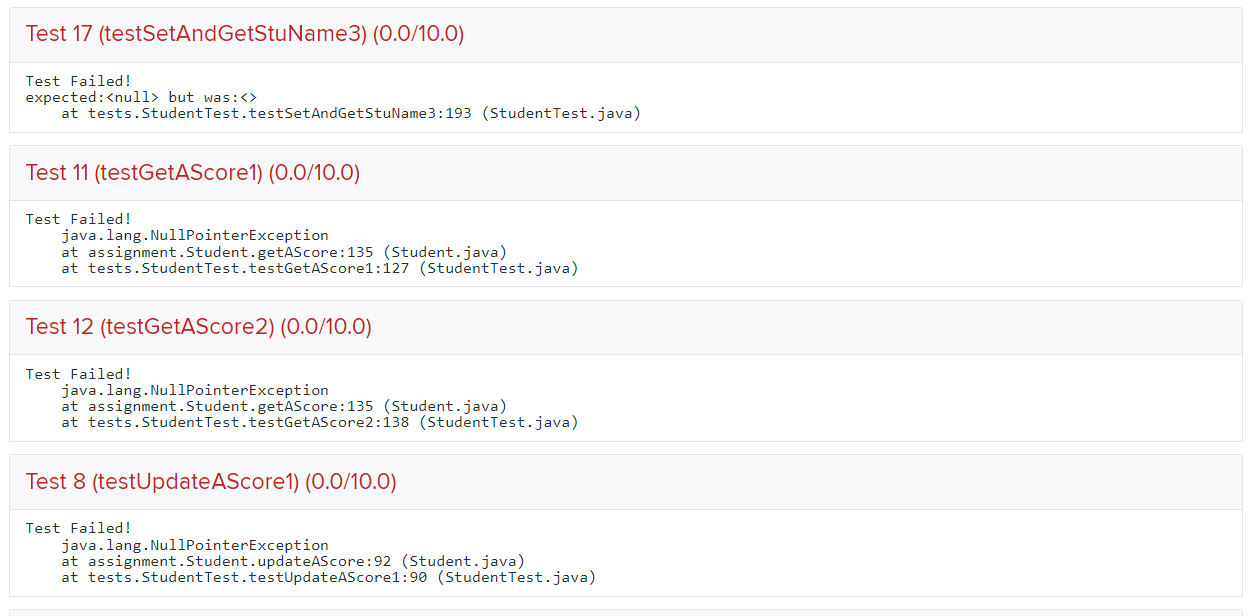 Solved package assignment; public class Student { | Chegg.com