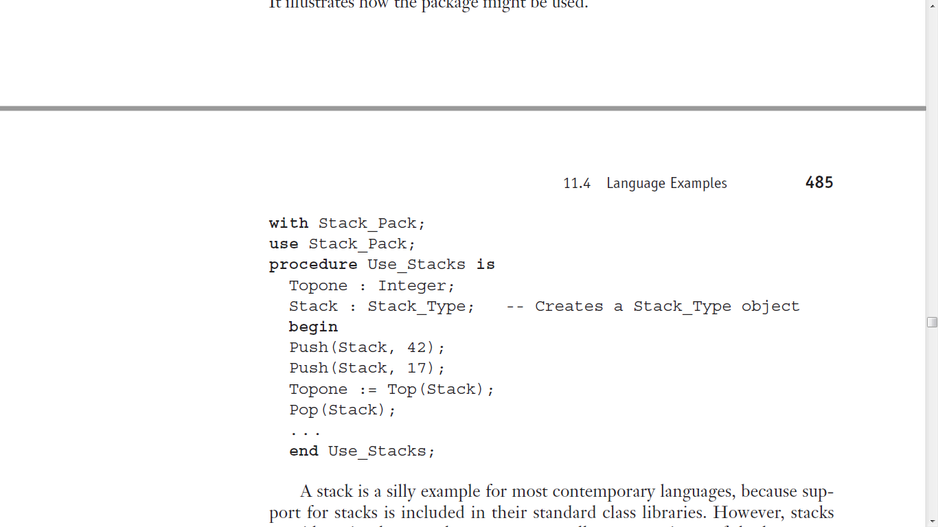 programming language assignment Reproduce the stack | Chegg.com