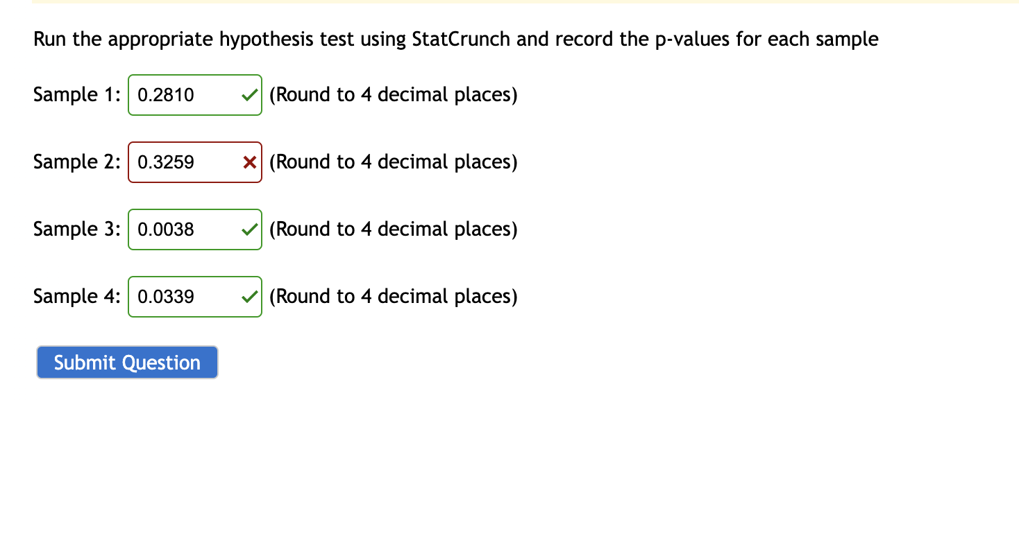 Solved \begin{tabular}{|r|r|r|r|} \hline Sample 1 & Sample 2 | Chegg.com