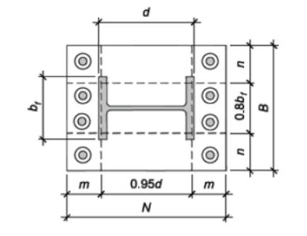 Solved All verifications specified for the steel column foot | Chegg.com