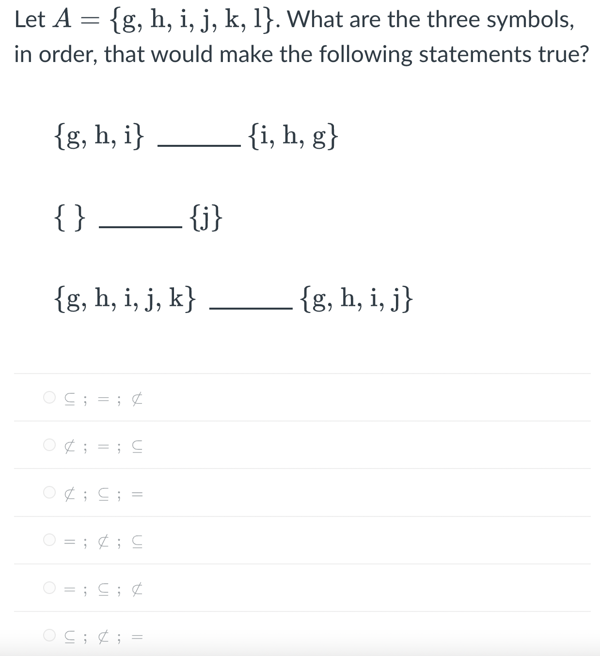 Solved If S={a,b,c,d,e,f,g,h,i,j,k}, how many subsets can be | Chegg.com