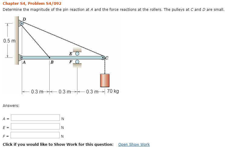 Solved Chapter S4, Problem S4/092 Determine the magnitude of | Chegg.com